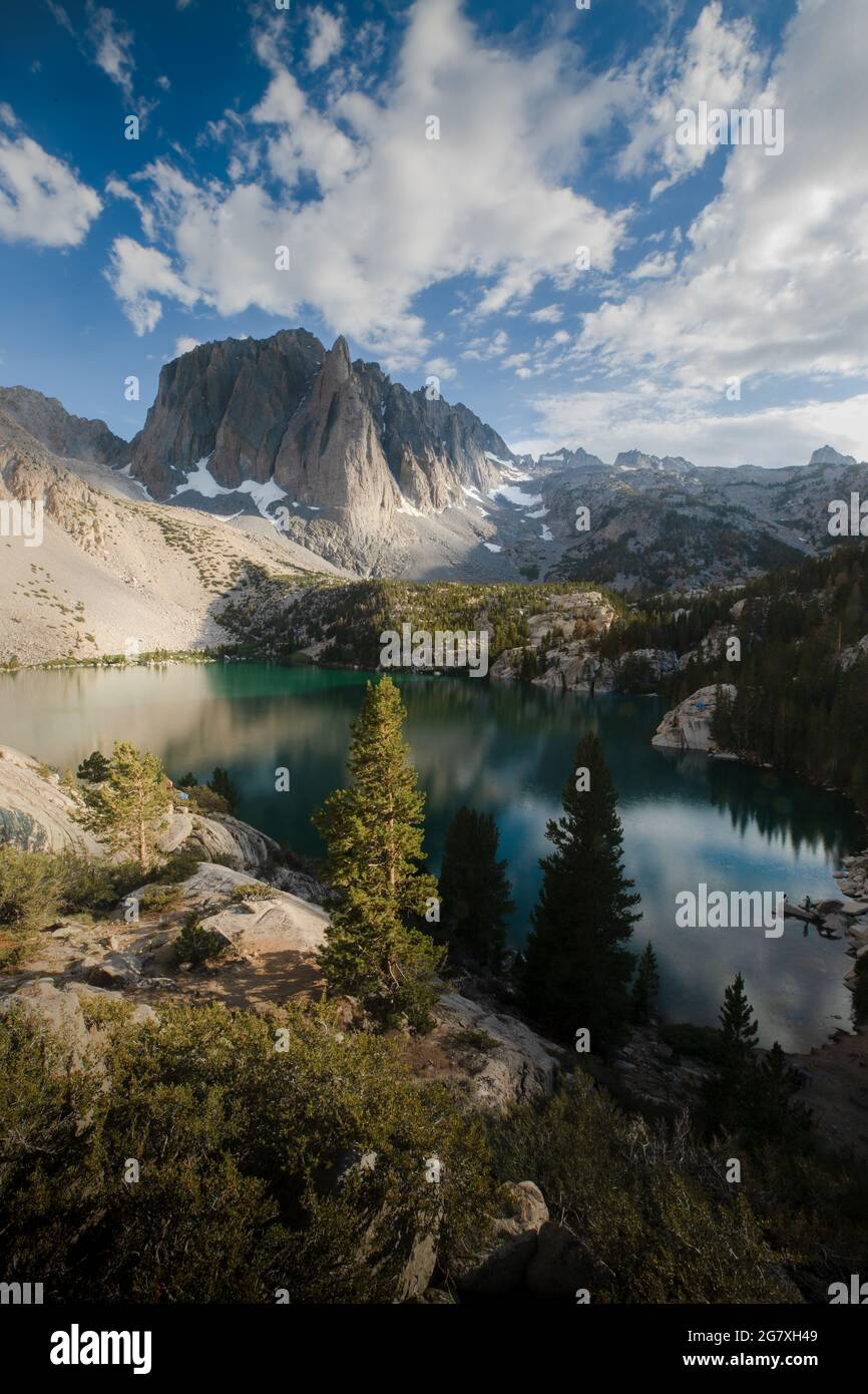 Vertical shot of a stunning Temple Crag rock climbing destination in ...