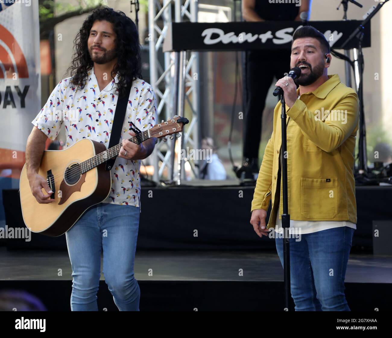 July 16, 2021, New York, New York, USA: Guitarist DAN SMYERS and ...