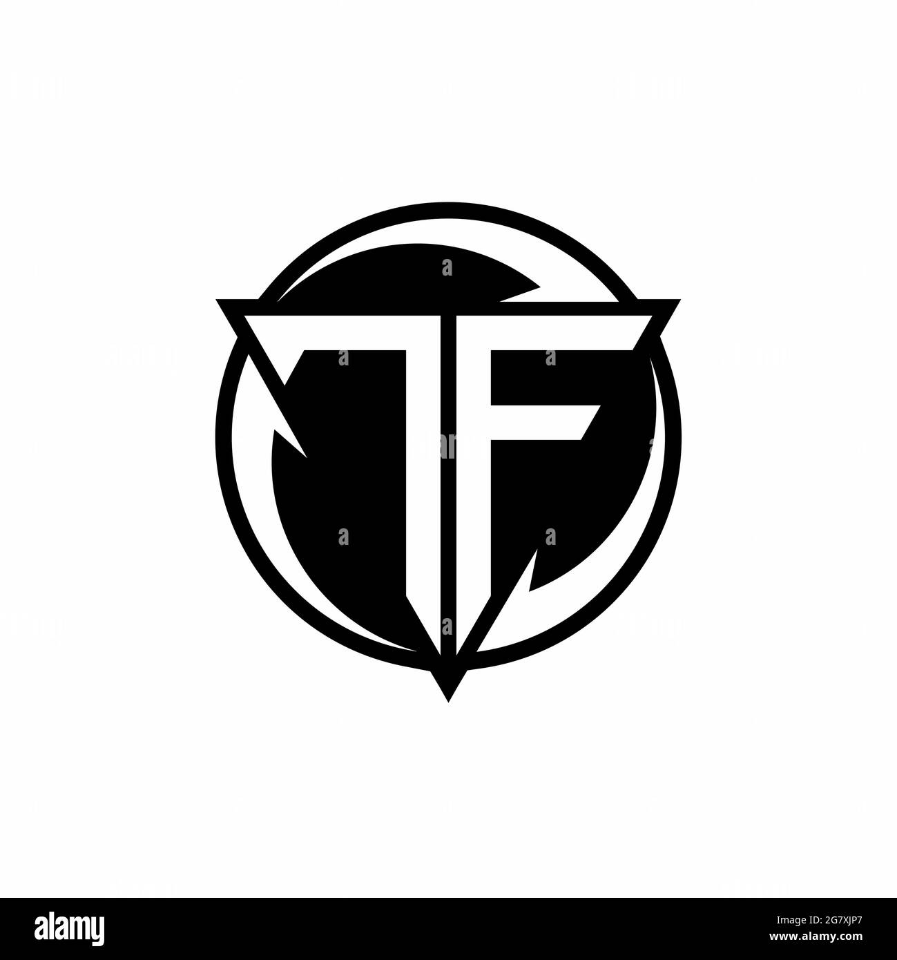 T f logo design hi-res stock photography and images - Alamy