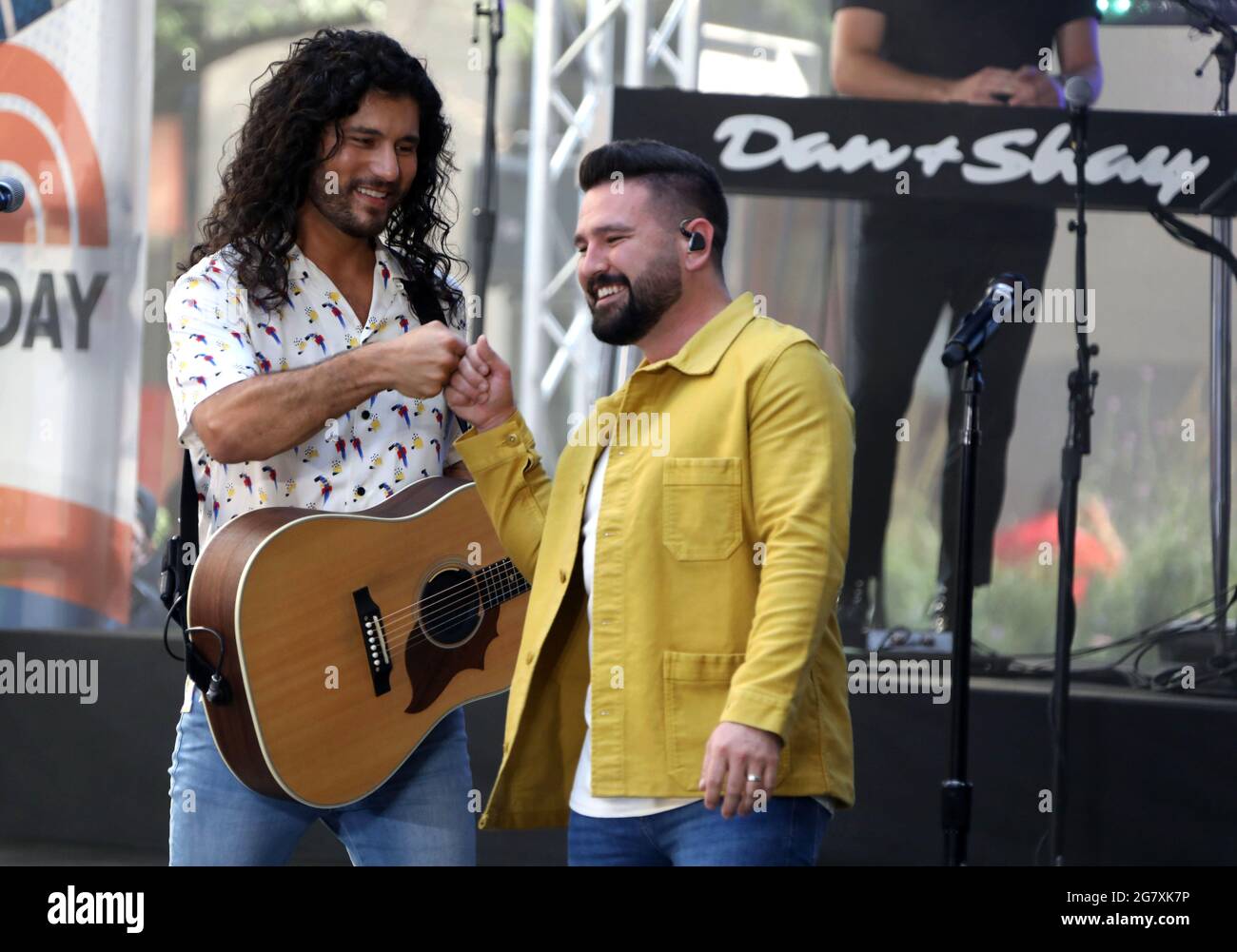 July 16, 2021, New York, New York, USA: Guitarist DAN SMYERS and ...