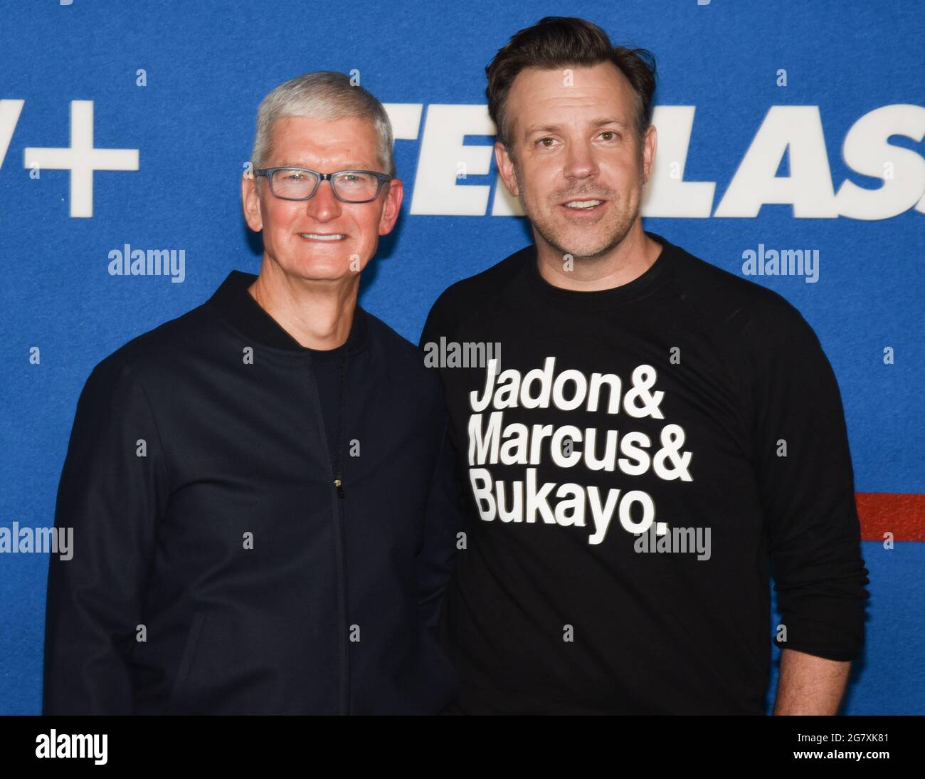 15 July 2021 - West Hollywood, California - Tim Cook, Jason Sudeikis ...