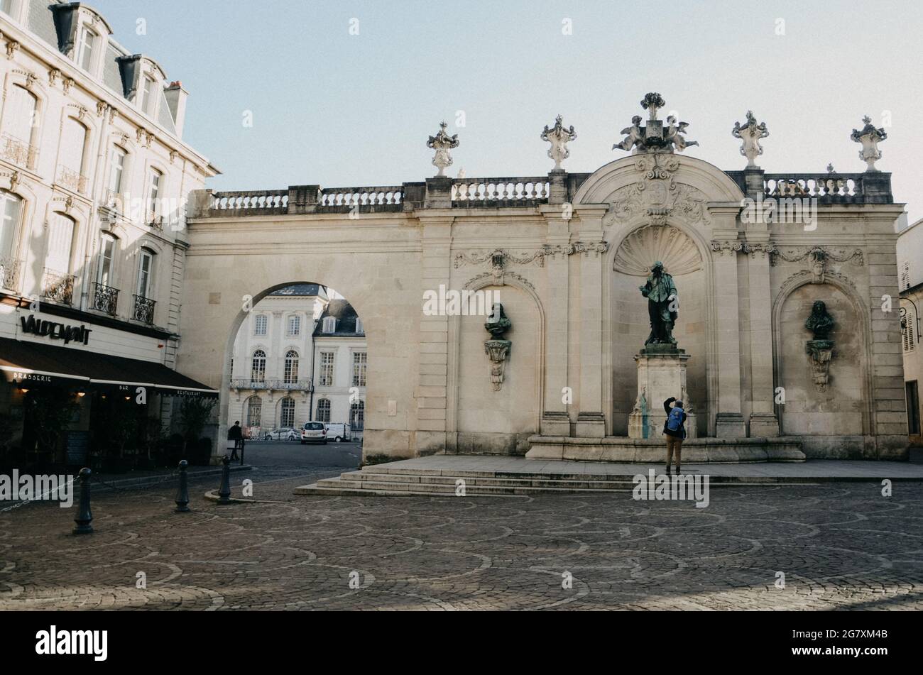 NANCY, FRANCE - May 08, 2020: The Opera Cafe, Nancy, France during the ...