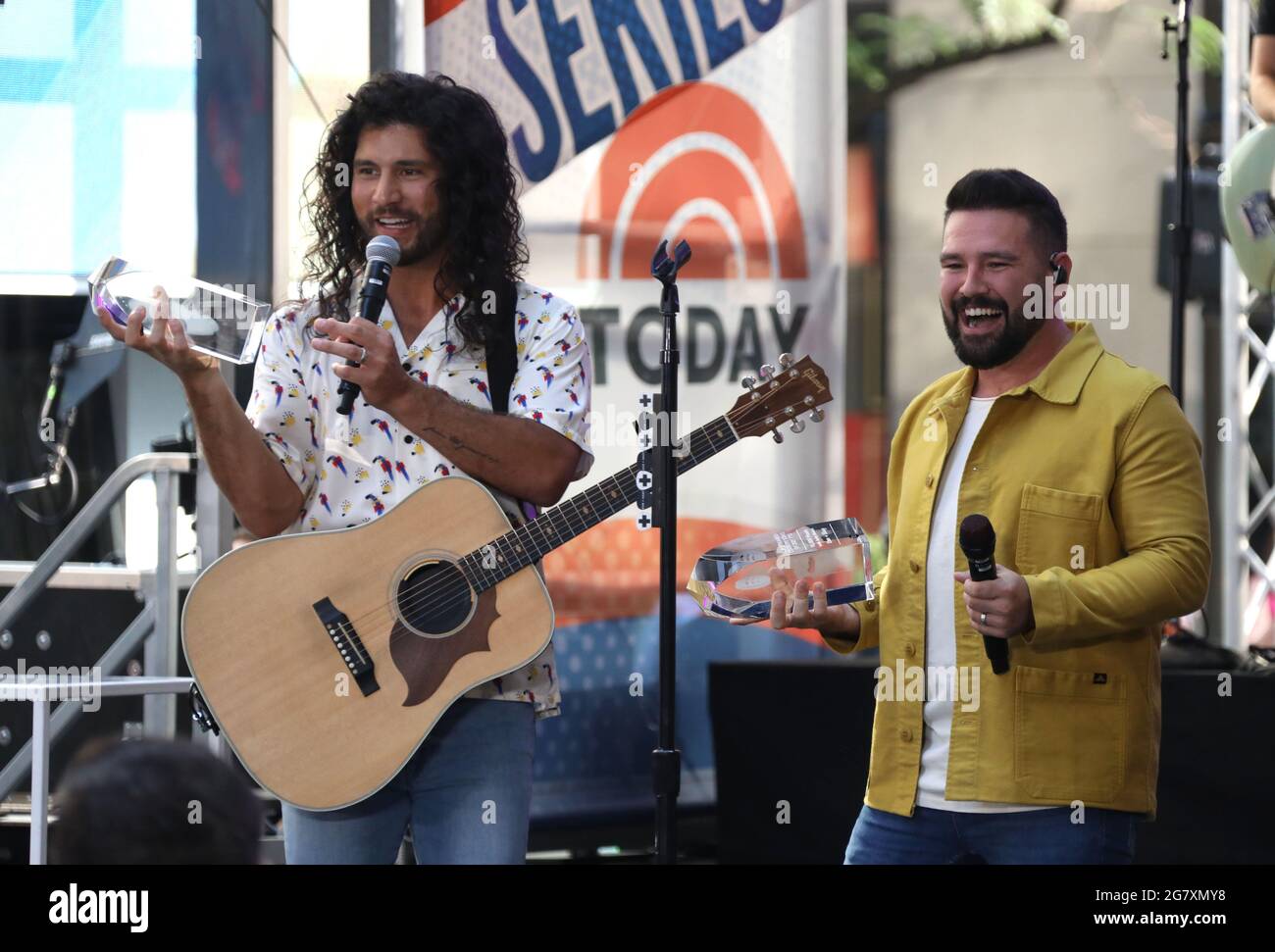 July 16, 2021, New York, New York, USA: Guitarist DAN SMYERS and ...