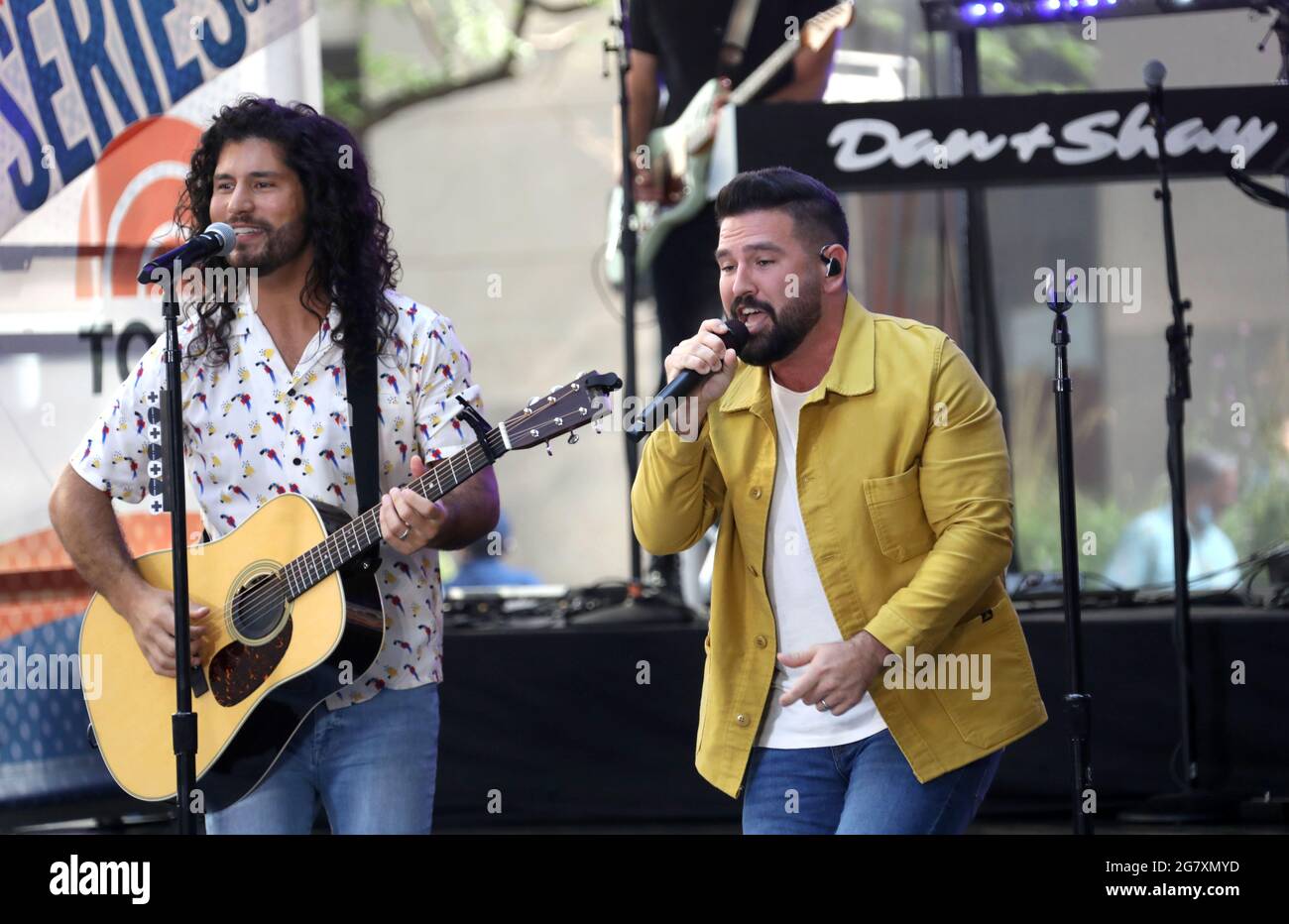 July 16, 2021, New York, New York, USA: Guitarist DAN SMYERS and ...