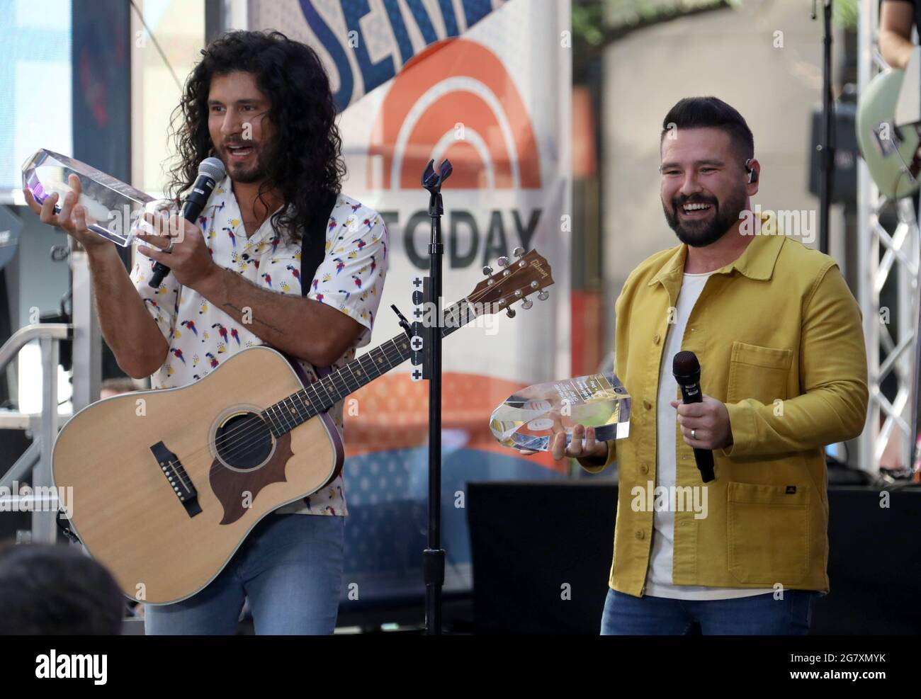 July 16, 2021, New York, New York, USA: Guitarist DAN SMYERS and ...