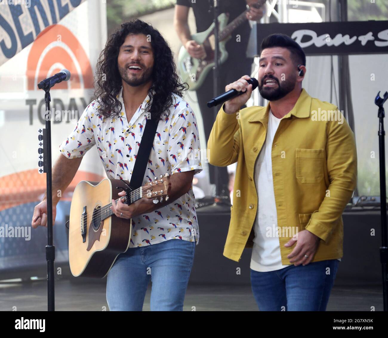 July 16, 2021, New York, New York, USA: Guitarist DAN SMYERS and ...