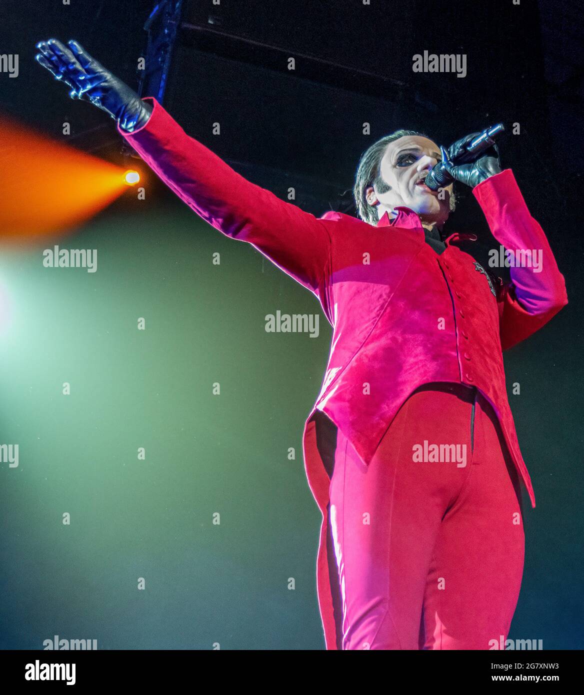 Ghost, also known as Ghost B.C. play live in London at The SSE Arena ...