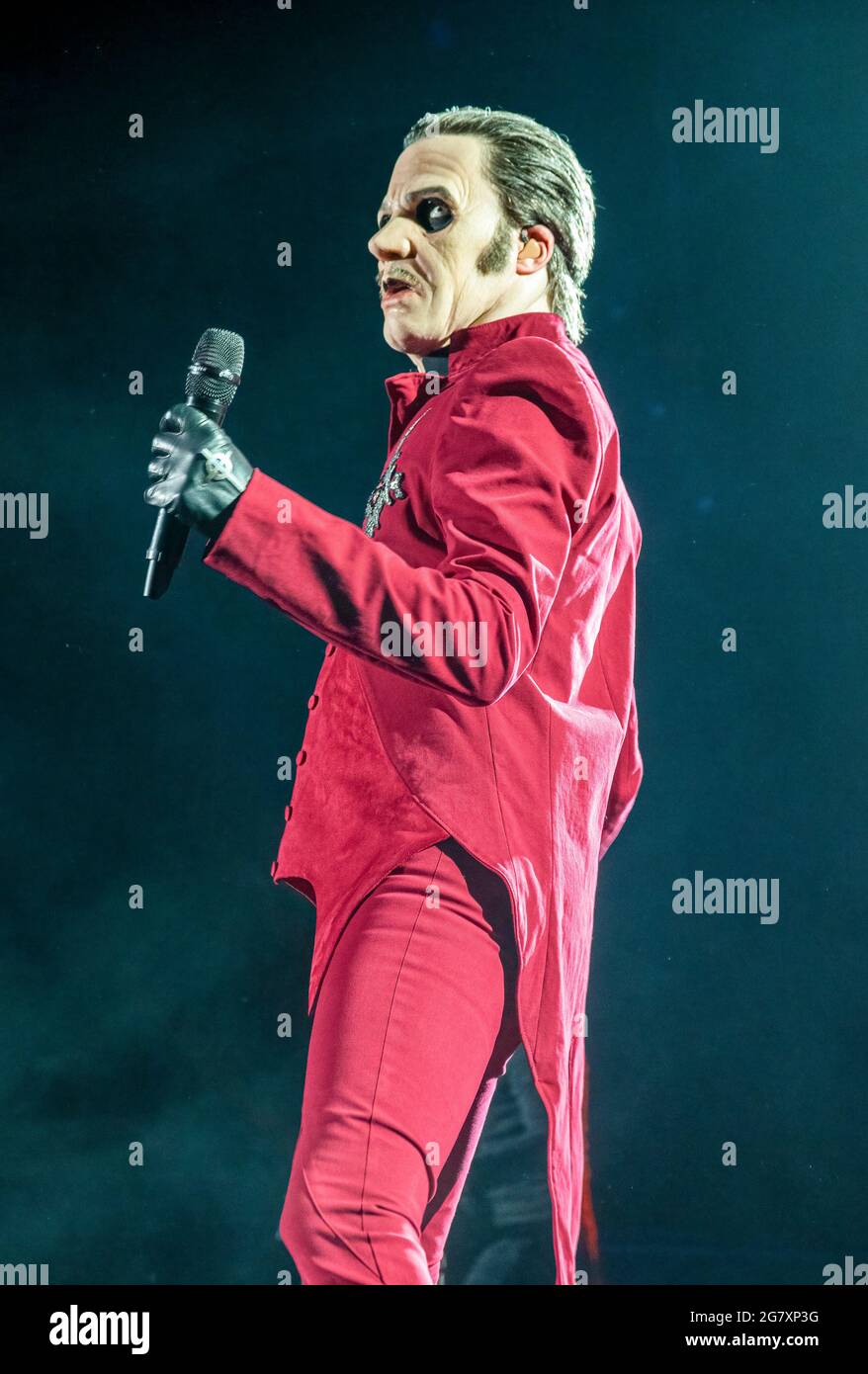 Ghost, also known as Ghost B.C. play live in London at The SSE Arena ...