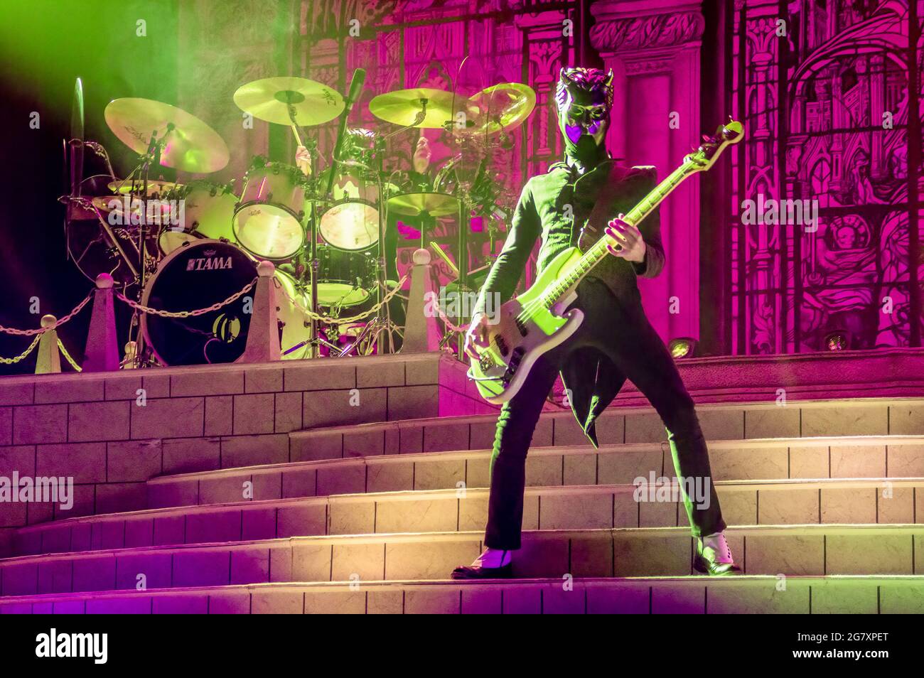Ghost, also known as Ghost B.C. play live in London at The SSE Arena ...