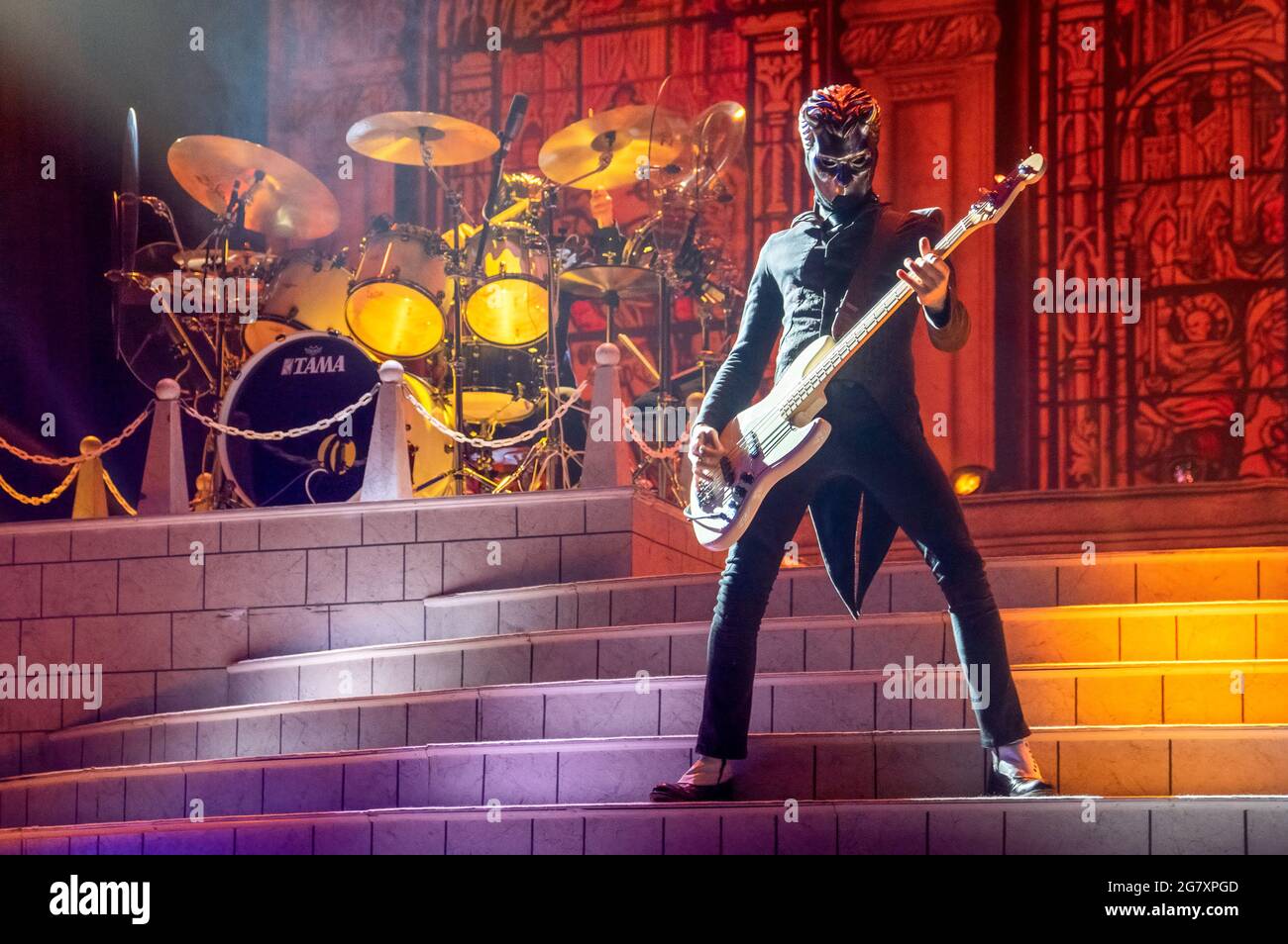 Ghost, also known as Ghost B.C. play live in London at The SSE Arena ...