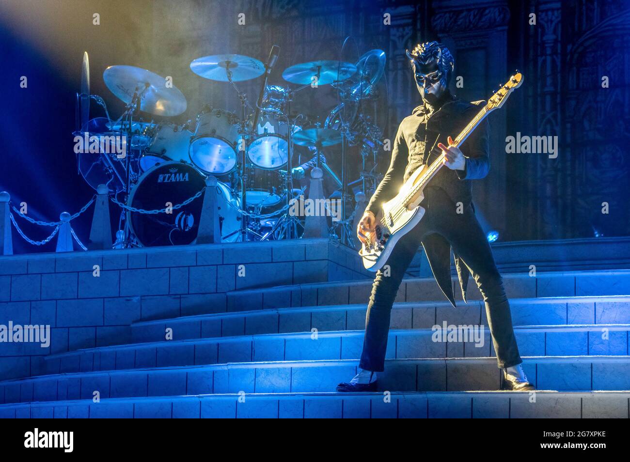 Ghost, also known as Ghost B.C. play live in London at The SSE Arena ...