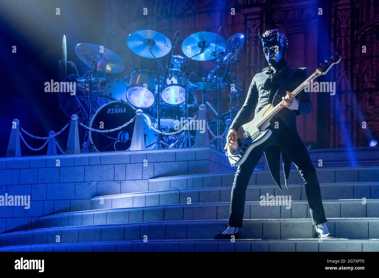 Ghost, also known as Ghost B.C. play live in London at The SSE Arena ...