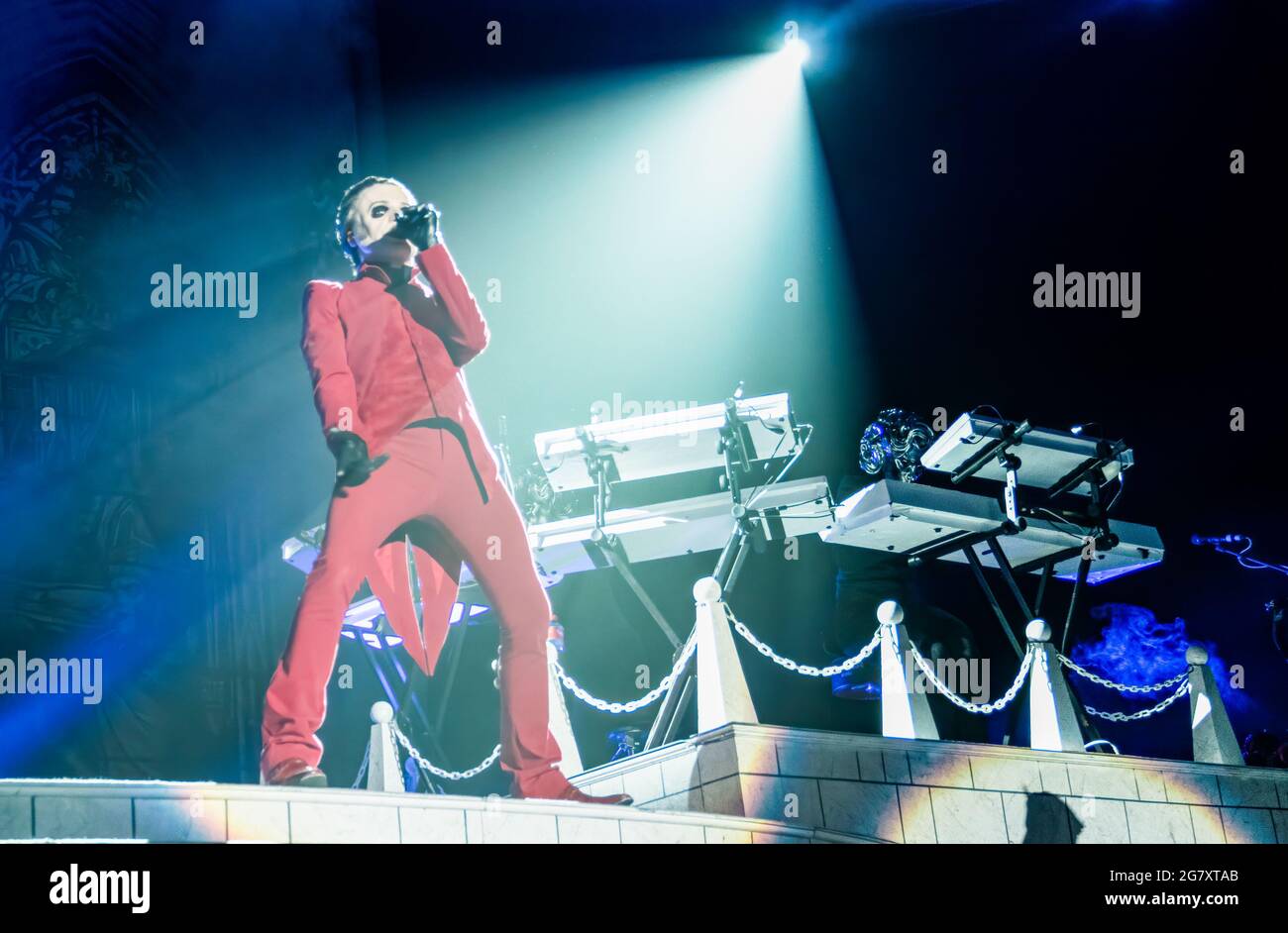 Ghost, also known as Ghost B.C. play live in London at The SSE Arena ...