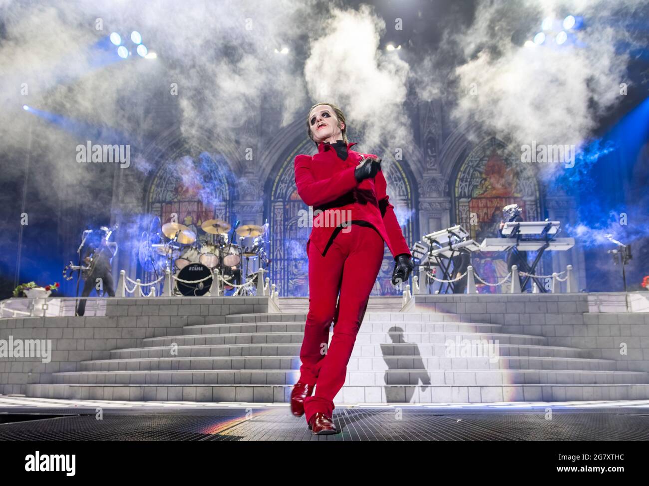 Ghost, also known as Ghost B.C. play live in London at The SSE Arena ...