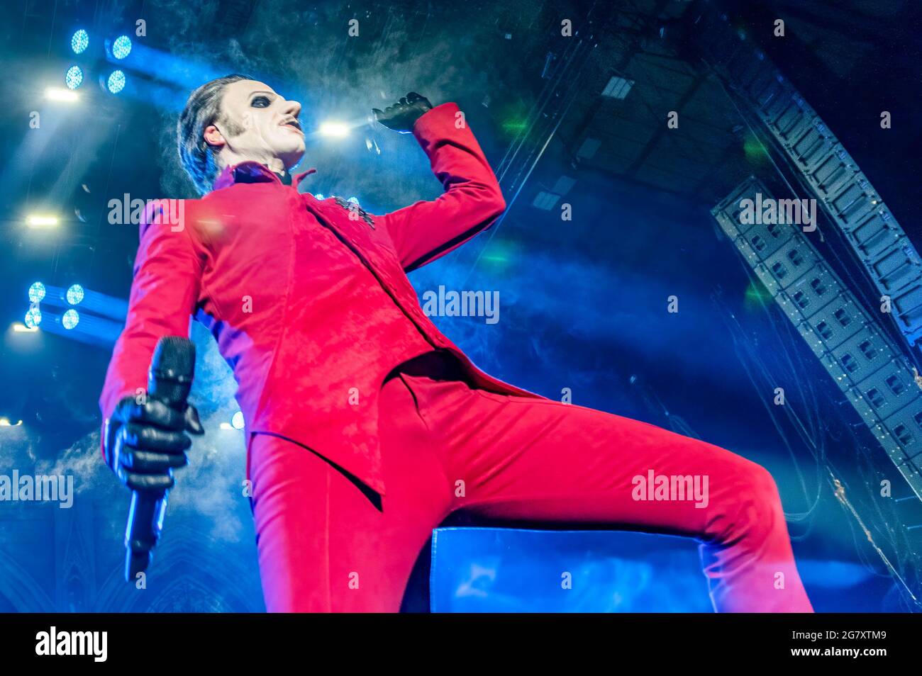 Ghost, also known as Ghost B.C. play live in London at The SSE Arena ...