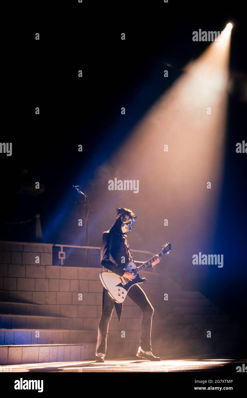 Ghost, also known as Ghost B.C. play live in London at The SSE Arena ...