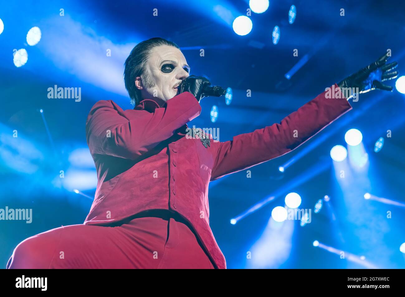 Ghost, also known as Ghost B.C. play live in London at The SSE Arena ...
