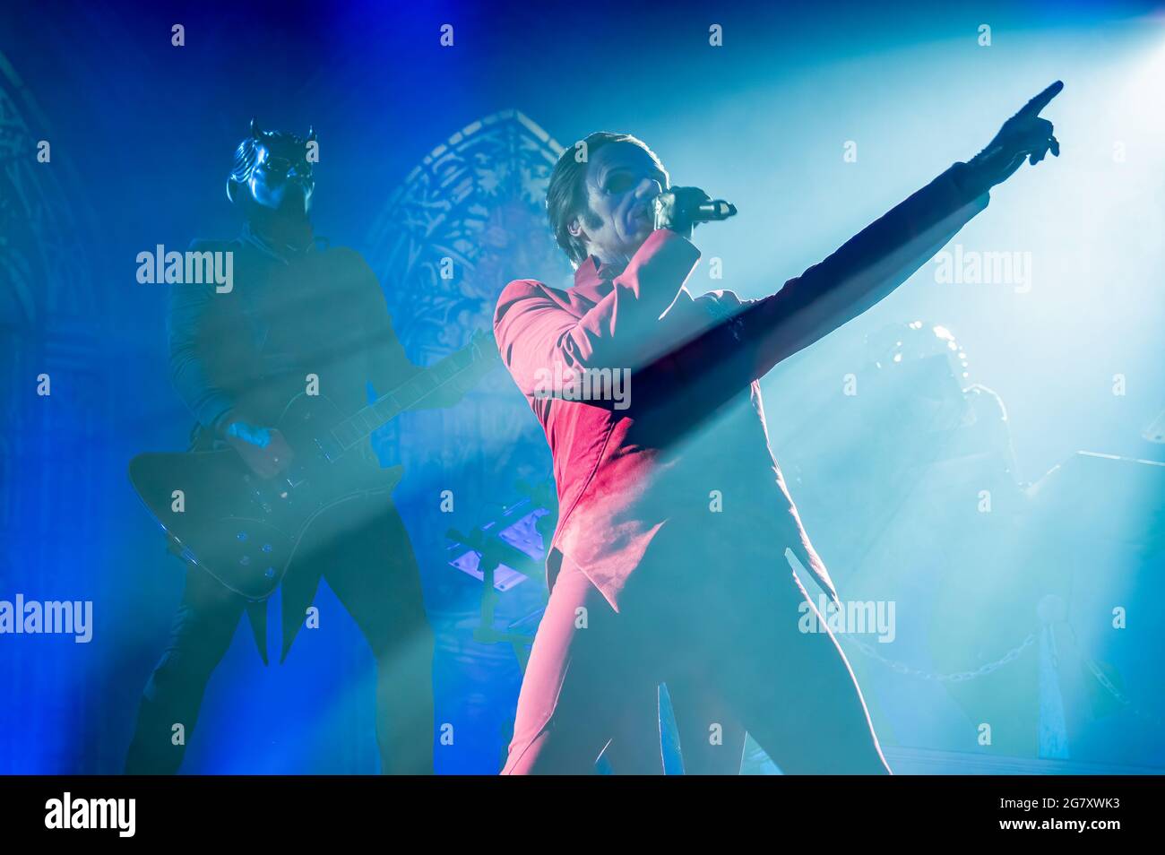 Ghost, also known as Ghost B.C. play live in London at The SSE Arena ...