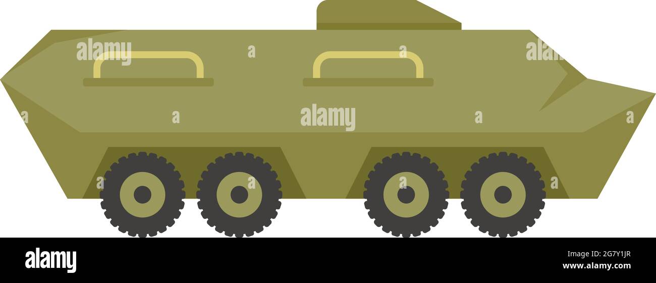 Military tank icon. Flat illustration of military tank vector icon ...