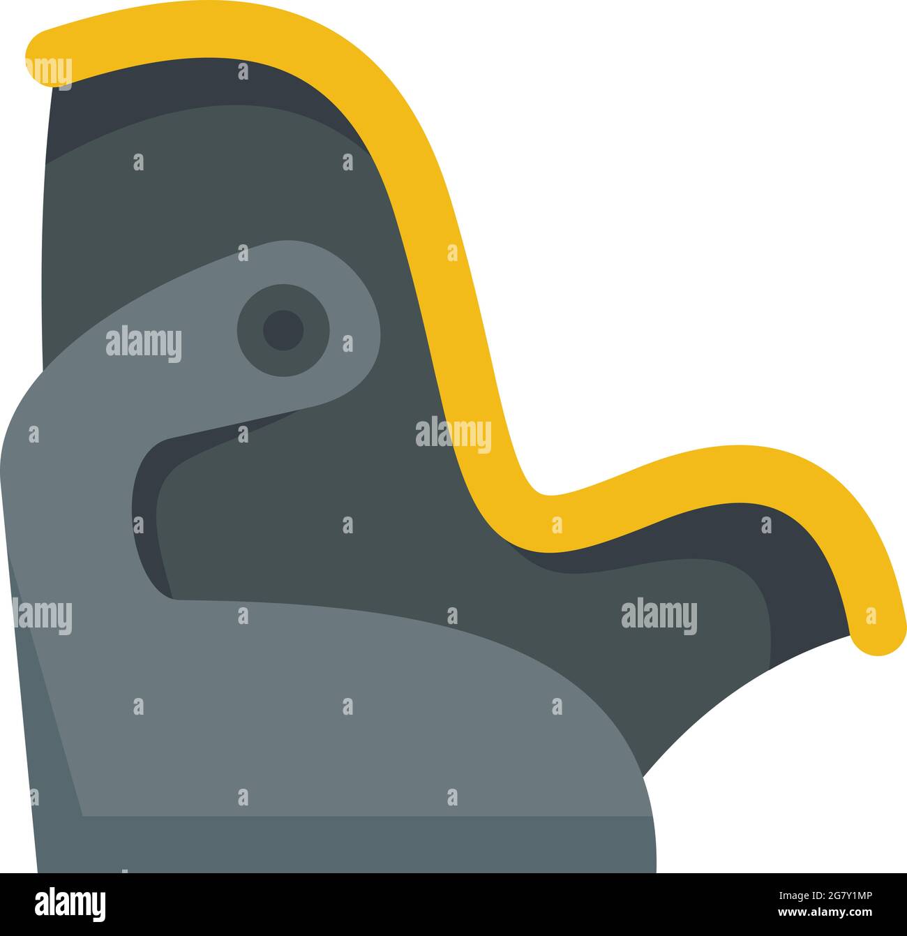 Kid car seat icon. Flat illustration of kid car seat vector icon ...