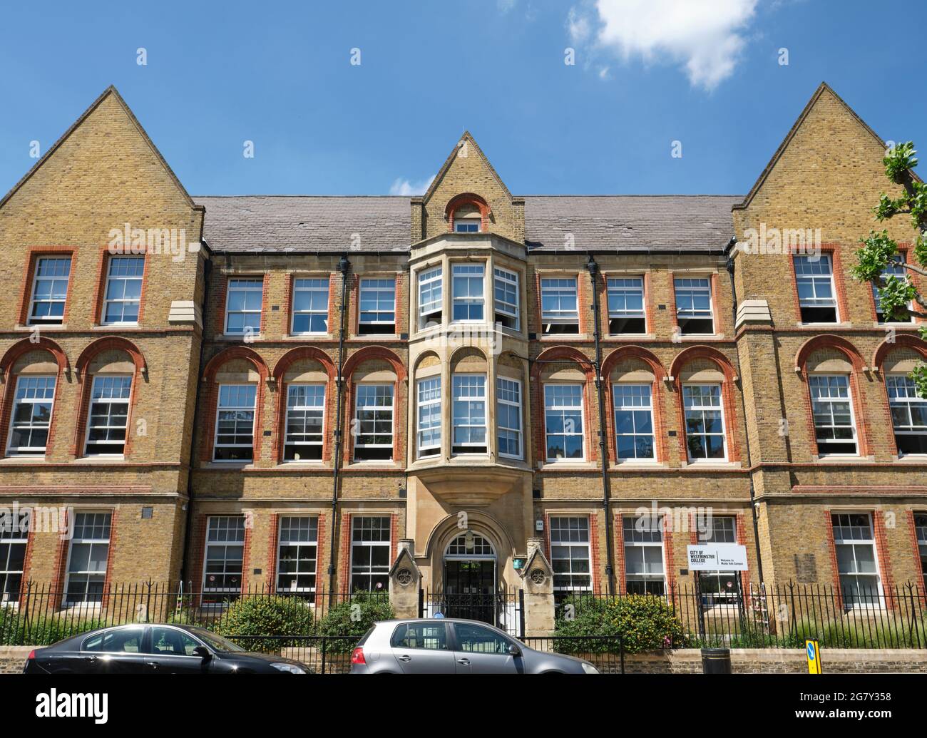 City of Westminster College Maida Vale Campus on Elgin Avenue. The city ...