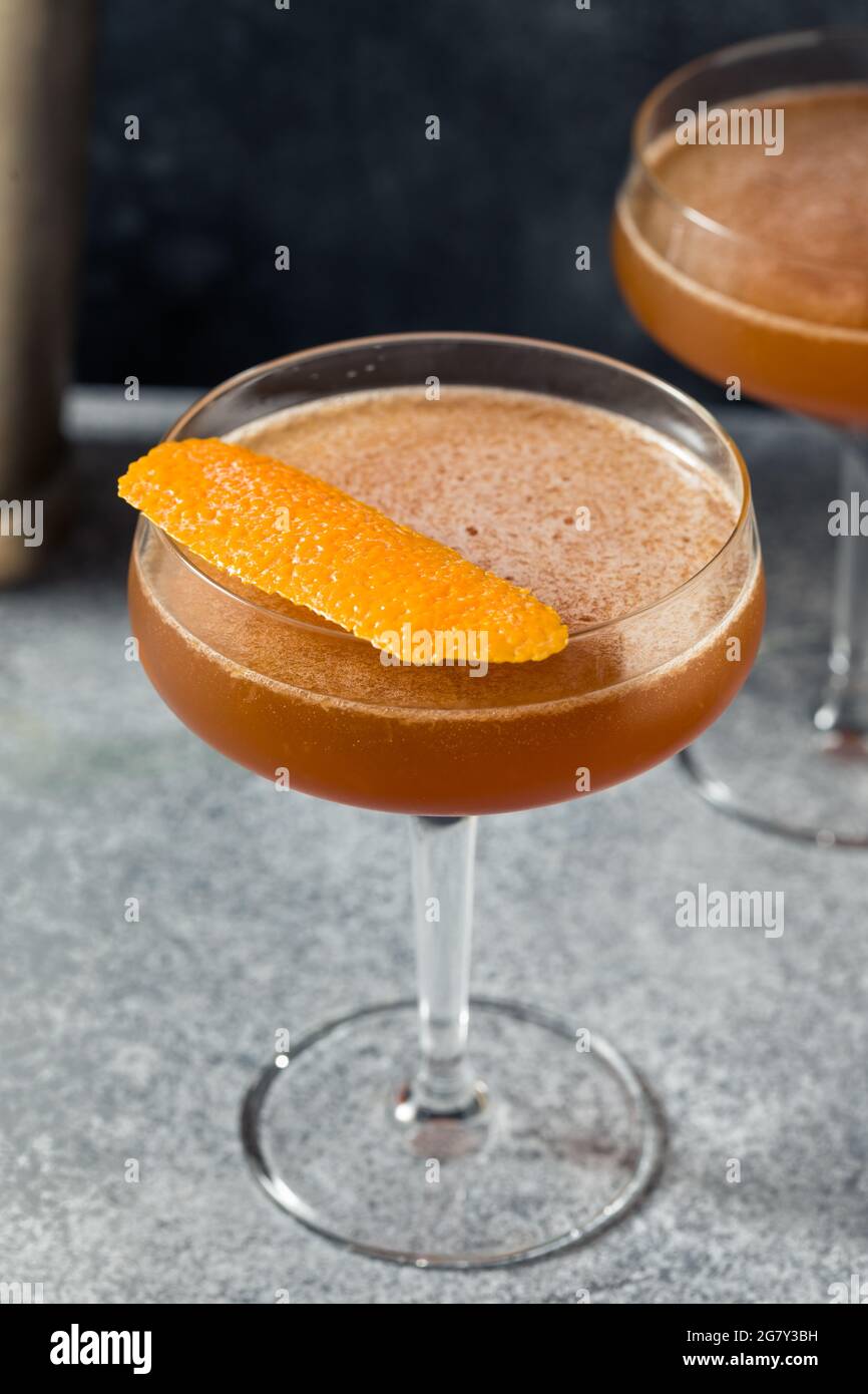 Boozy Refreshing Blood and Sand Cocktail with Orange and Scotch Stock ...