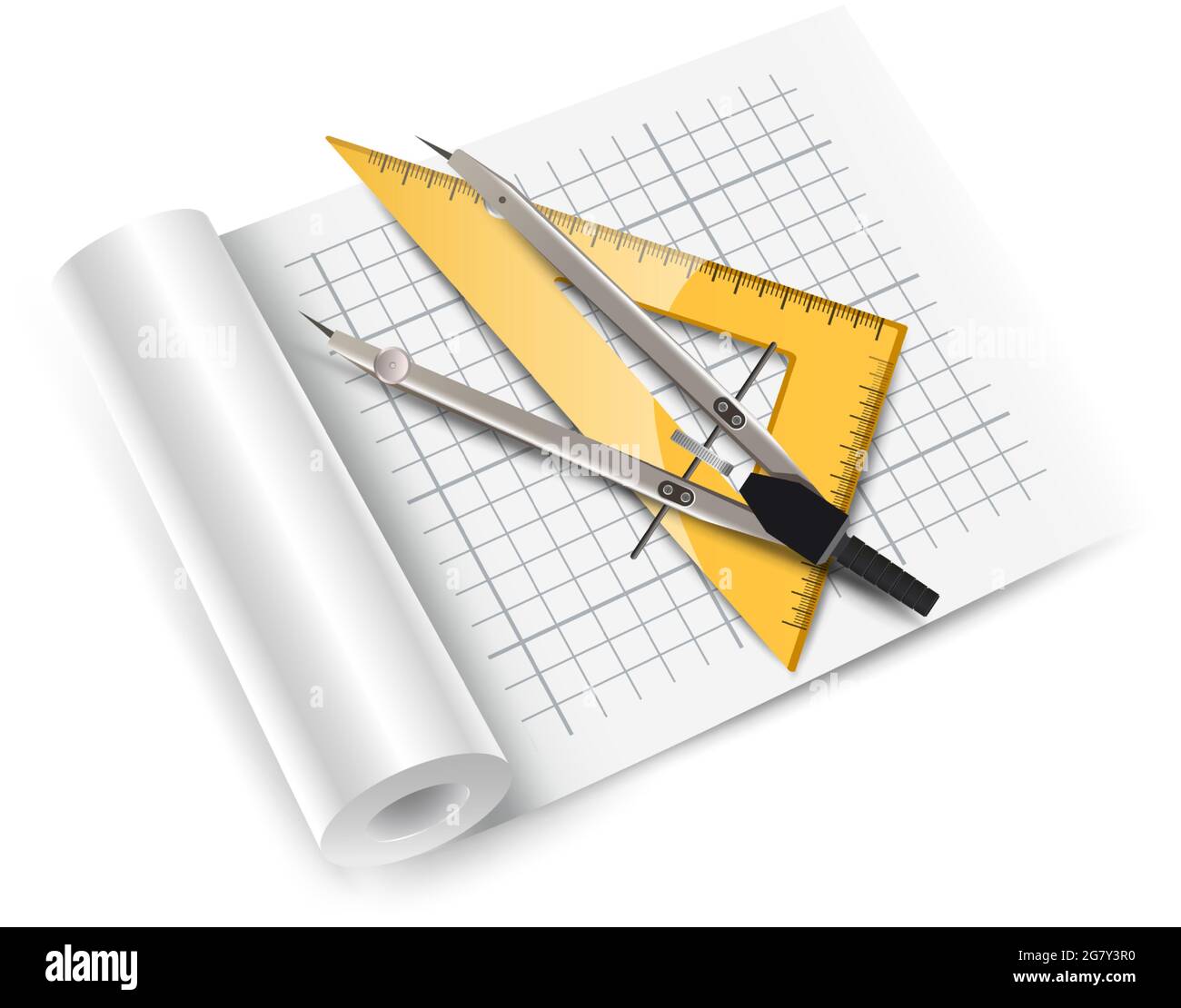 Precision measuring tools Stock Vector Images - Alamy