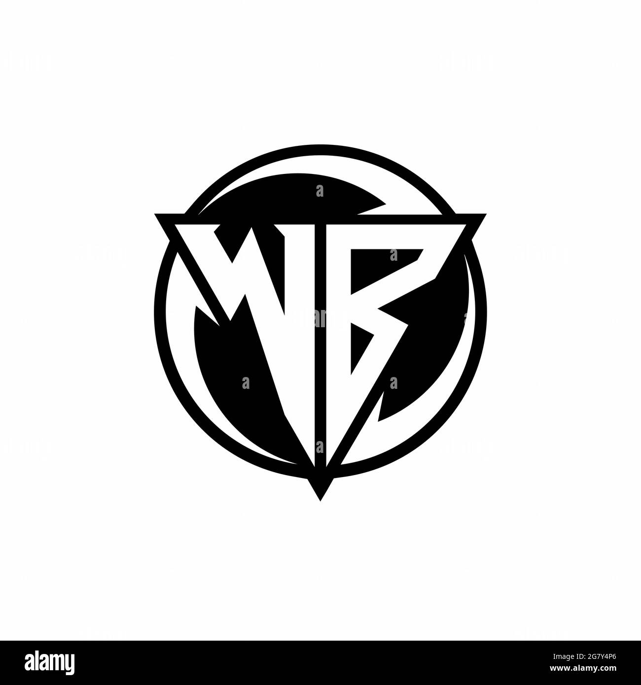 Alphabet wb icon hi-res stock photography and images - Alamy