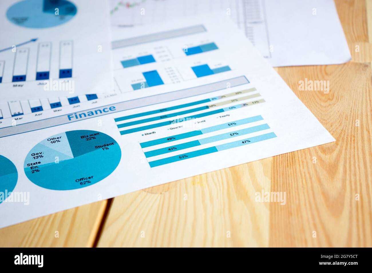 Graphs and charts Stock Photo - Alamy