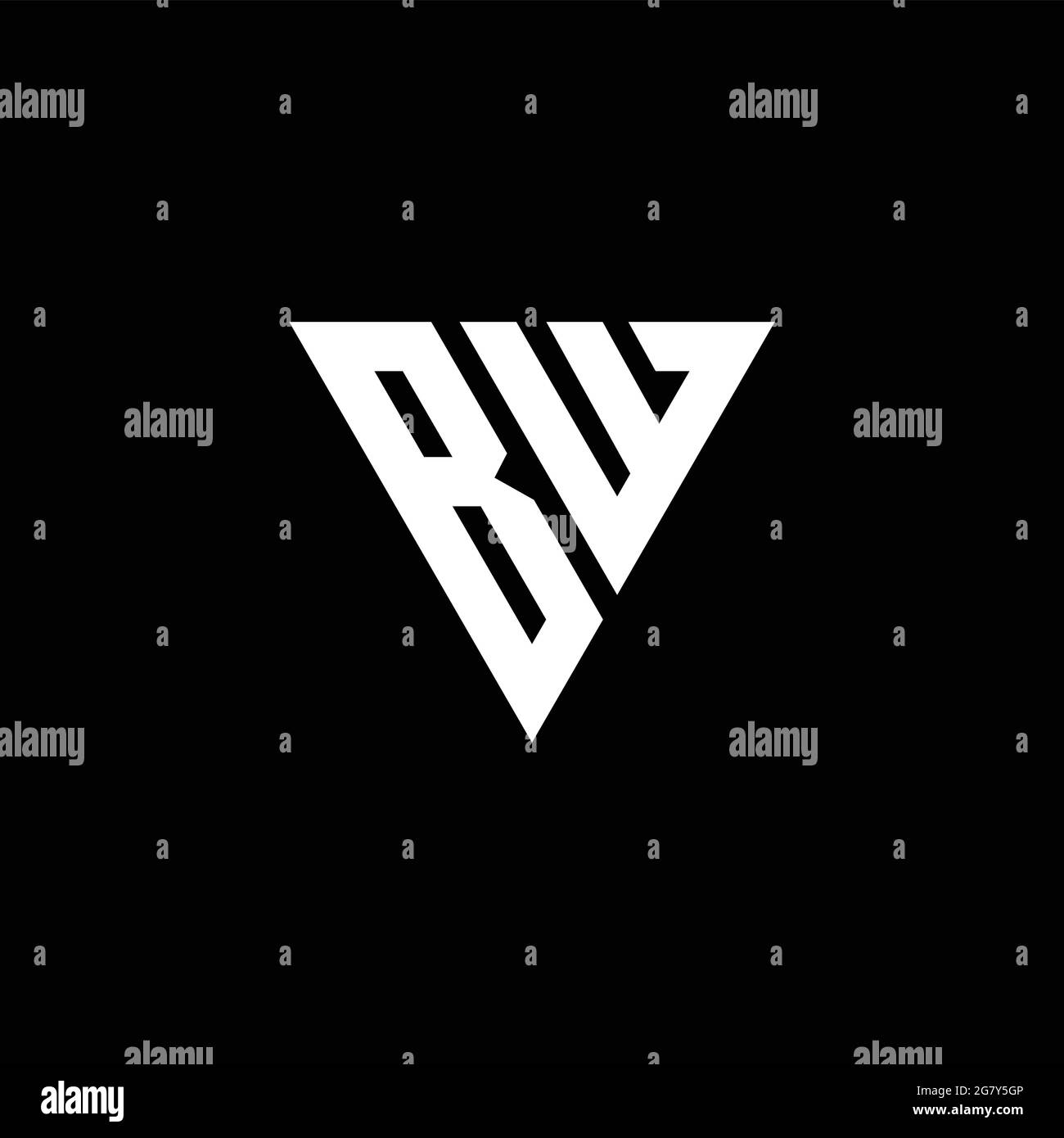 Bw letter logo hi-res stock photography and images - Alamy