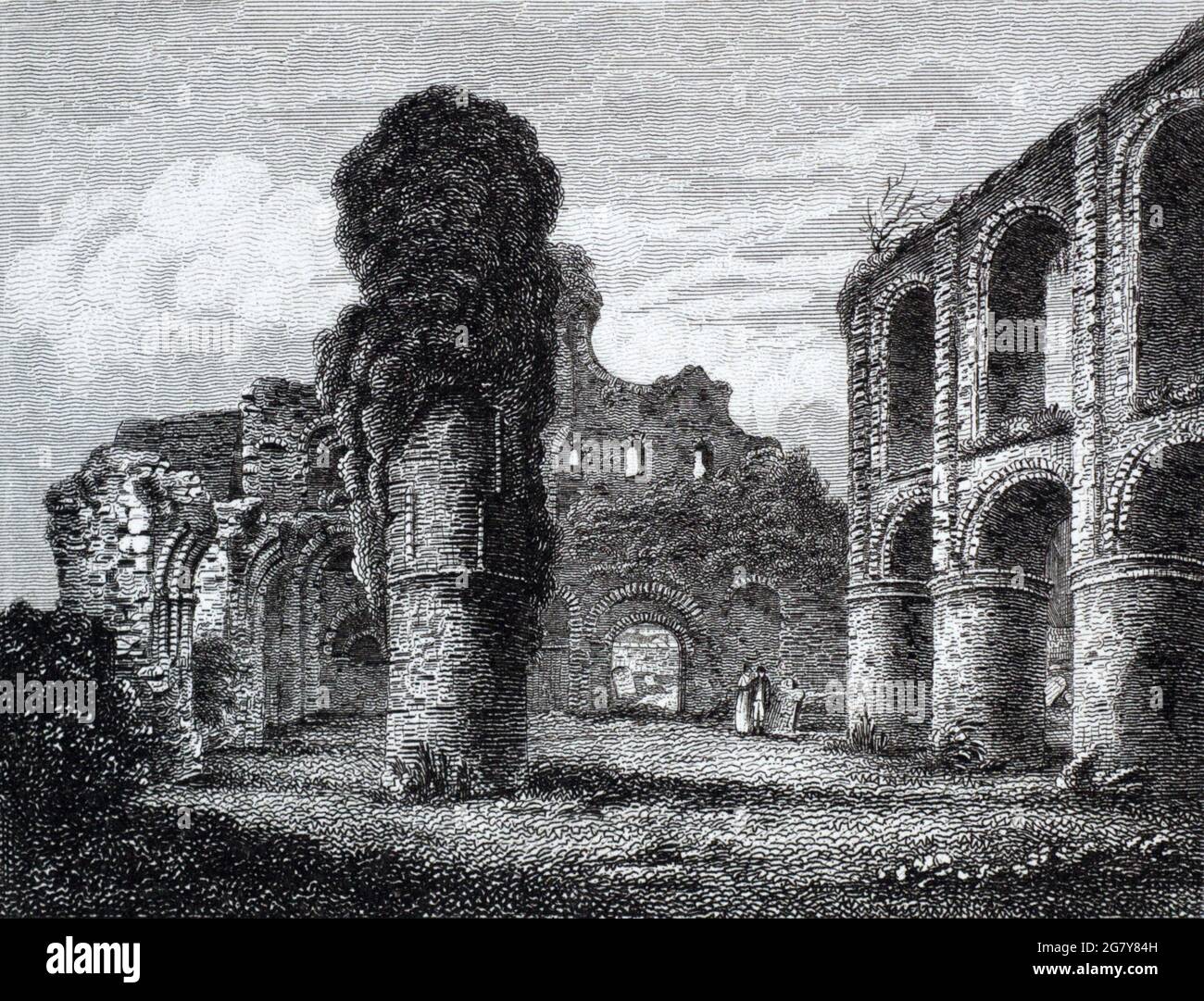 A historical view of the remains of St Botolph's Priory, Colchester ...