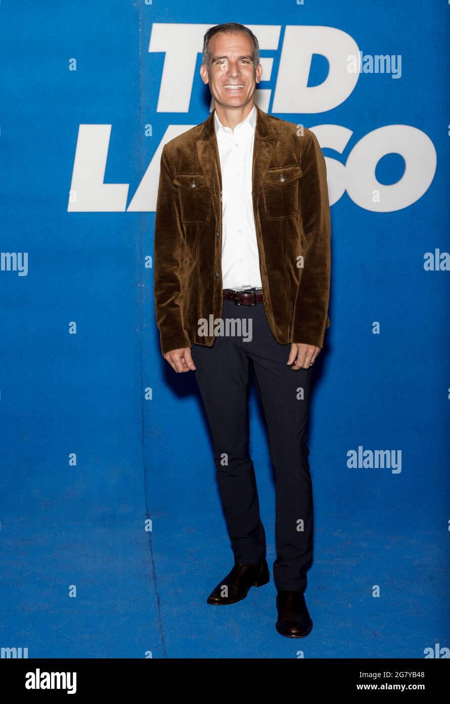 WEST HOLLYWOOD, CALIFORNIA - JULY 15, 2021: LA Mayor Eric Garcetti ...