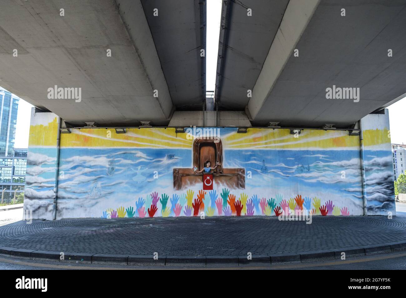 Ankara, Turkey. 17th May, 2021. Artists from Ankara Metropolitan ...