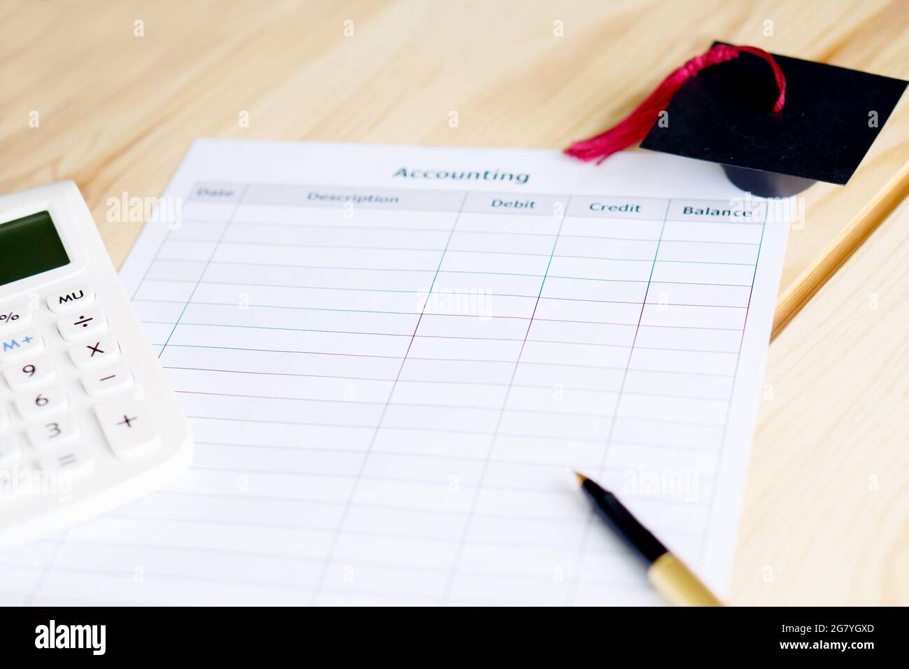 Finance accounting education Stock Photo - Alamy