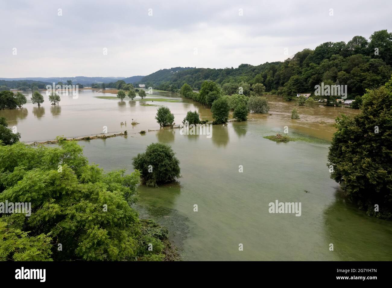 Germany flooding 2021 from above hi-res stock photography and images ...