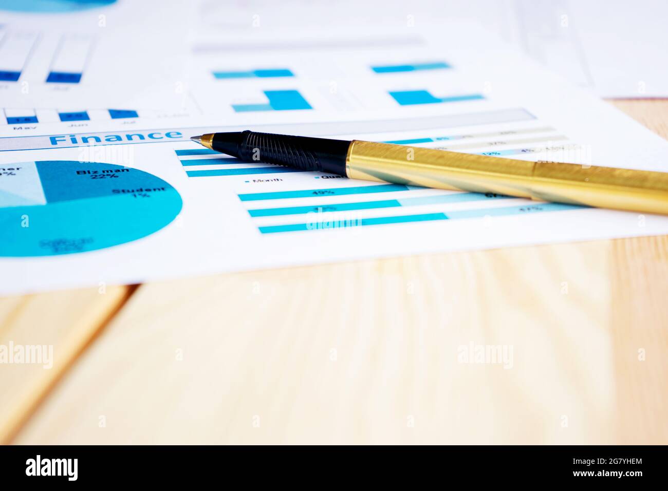 Finance and chart of stock market Stock Photo - Alamy