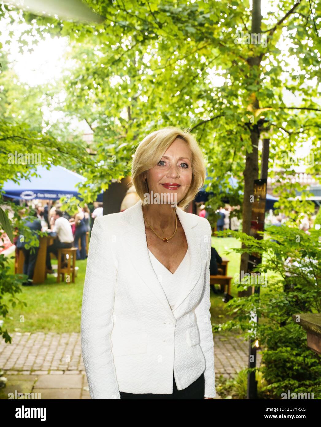 Worms, Germany. 16th July, 2021. TV presenter and journalist Petra ...