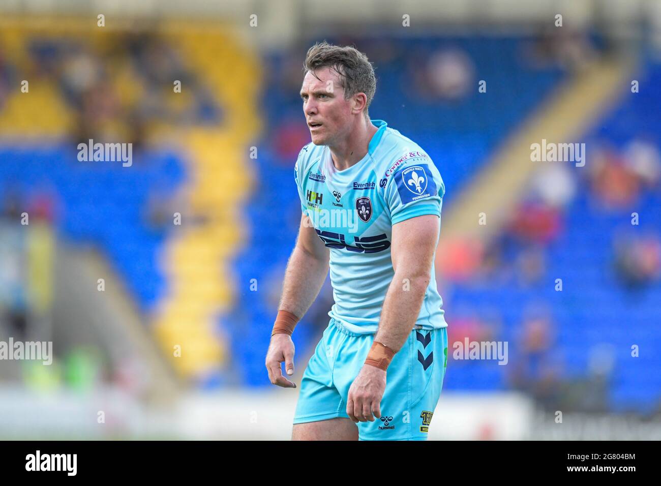 Matty Ashurst (11) of Wakefield Trinity in action during the game Stock ...