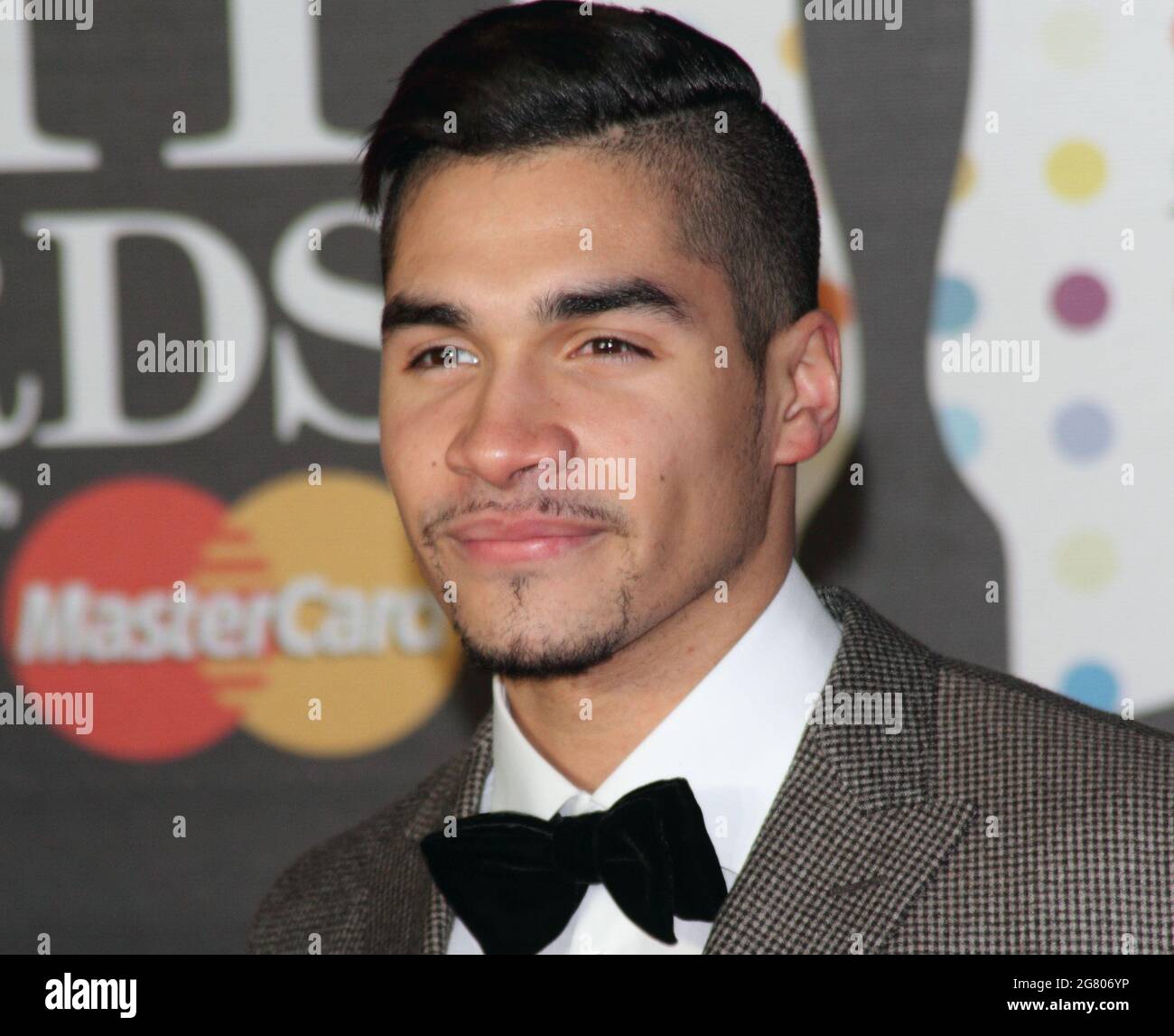 London, UK. Louis Smith at the 2013 Brit Awards held at the O2 Arena in ...