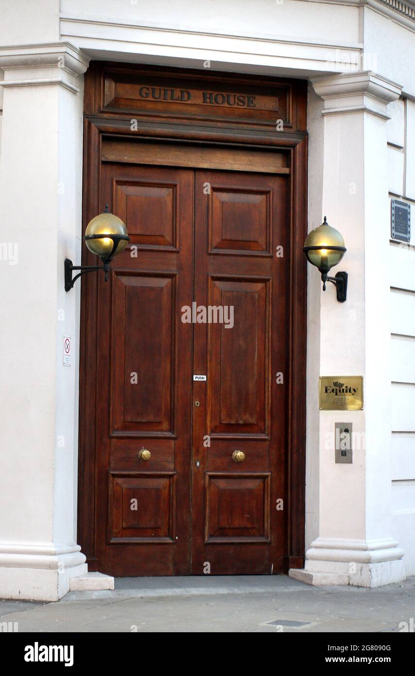 London. UK. The London headquarters of the actors union Equity ...