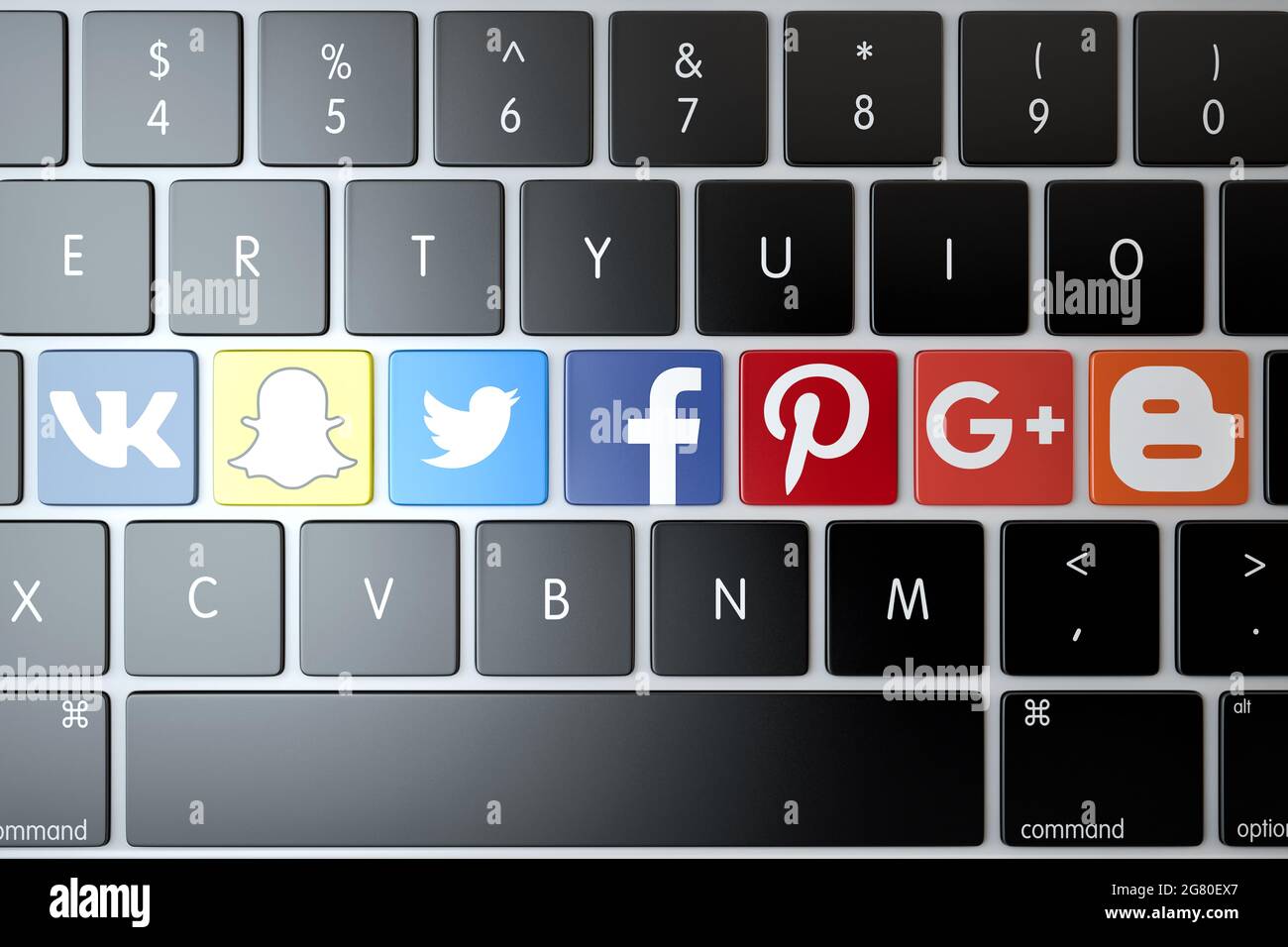 Facebook logo 3d hi-res stock photography and images - Alamy