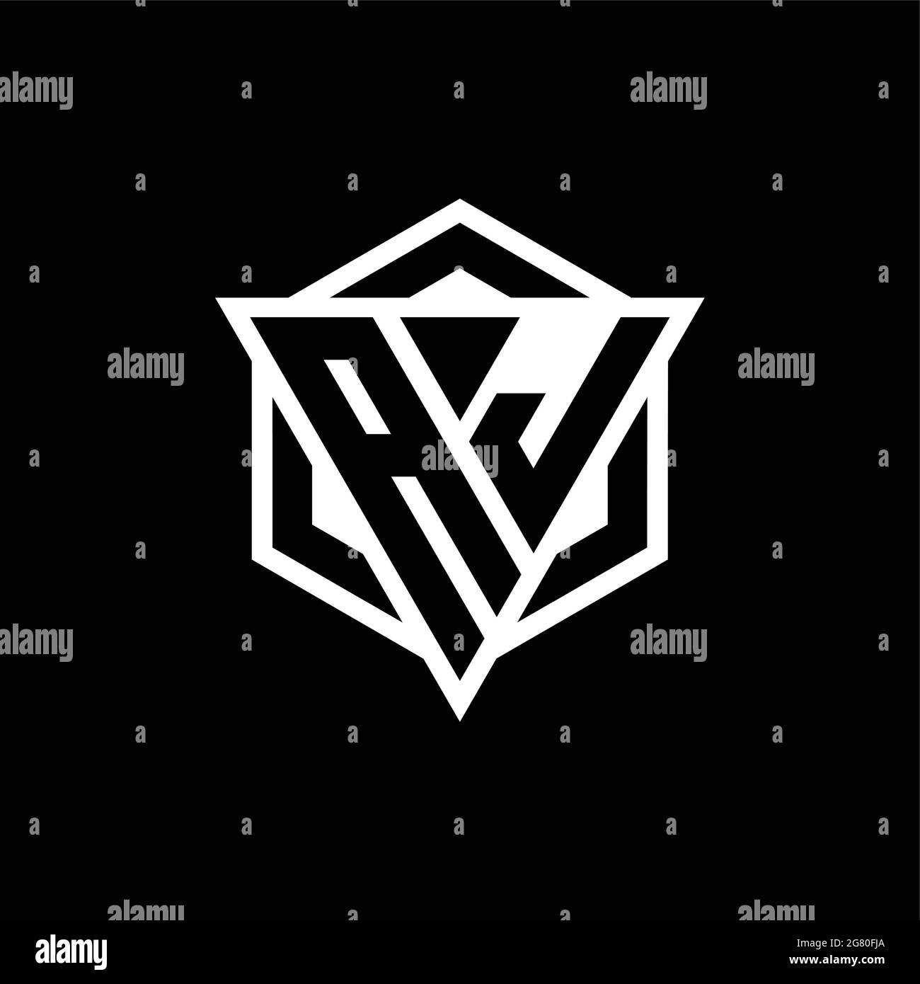 Aj logo design Black and White Stock Photos & Images - Alamy