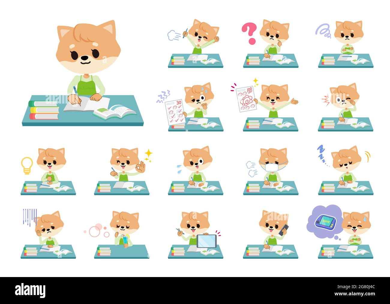 Dog eyes tired Stock Vector Images - Alamy