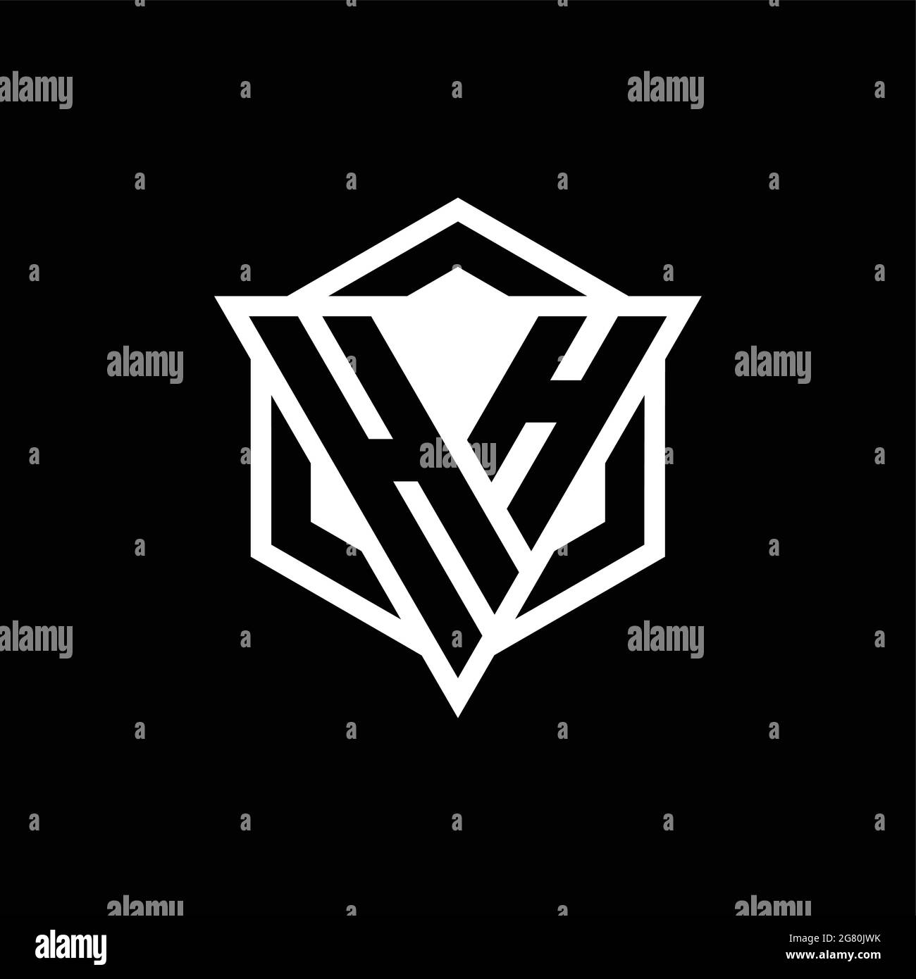 Back and white logo Stock Vector Images - Alamy