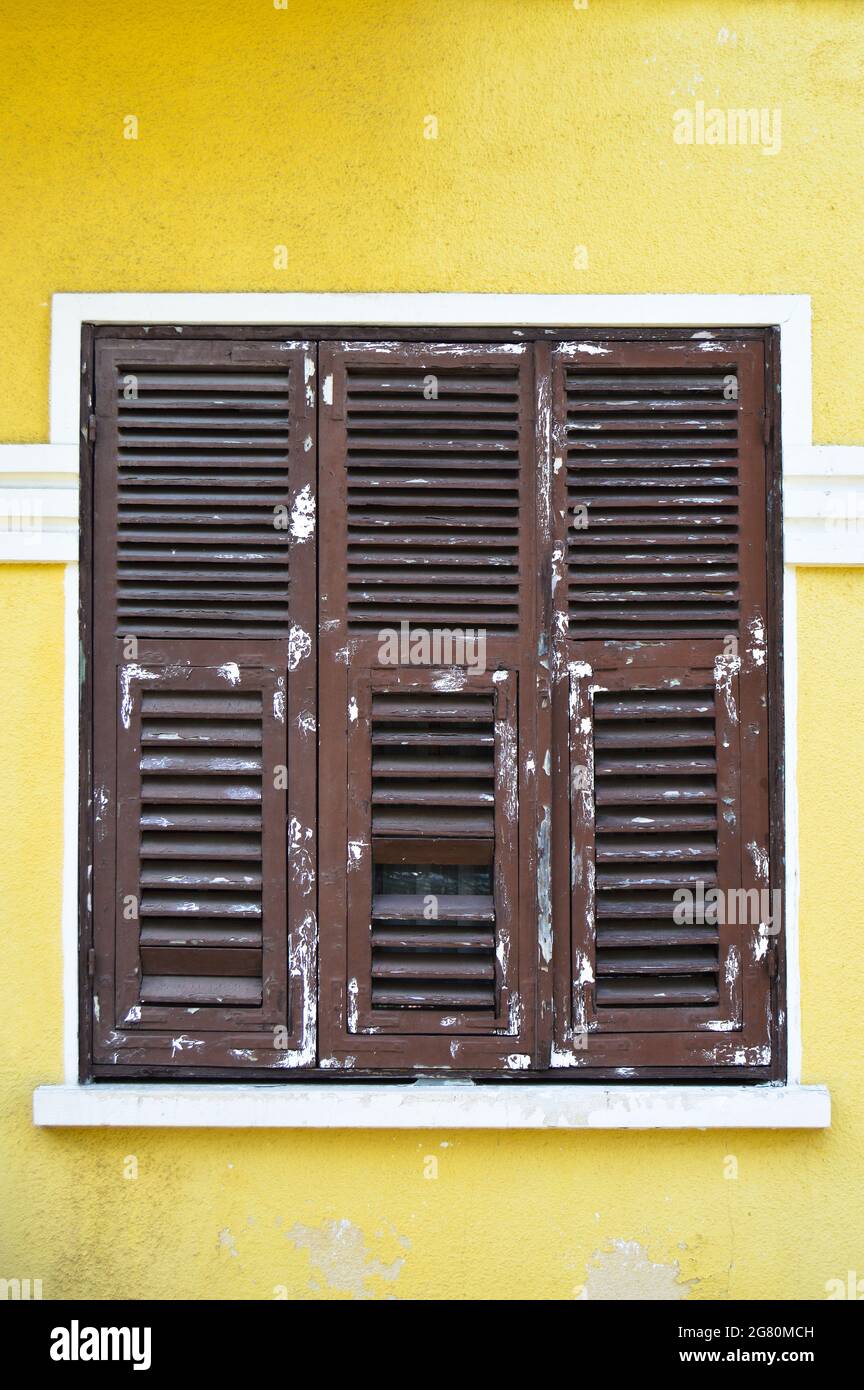 Buyukada in Istanbul located in old antique house old-fashioned wooden ...
