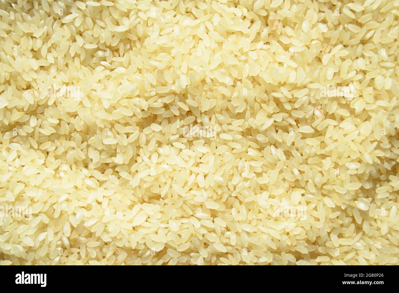 Fresh organic white raw dried rice grains texture, uncooked rice ...