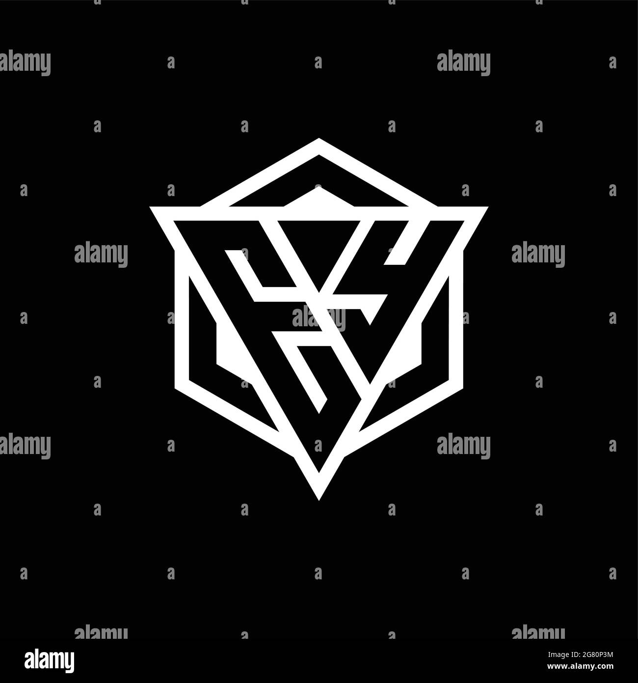 EY logo monogram with triangle and hexagon shape combination isolated ...