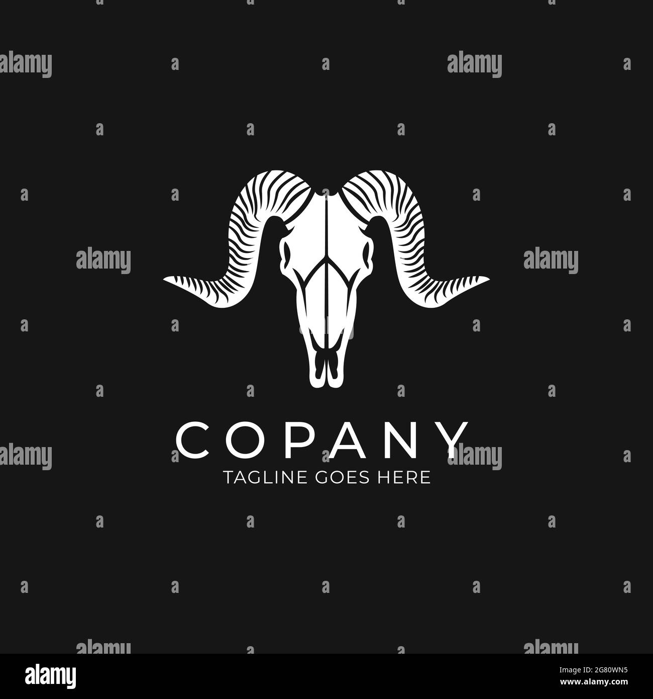 Goat skull hi-res stock photography and images - Alamy