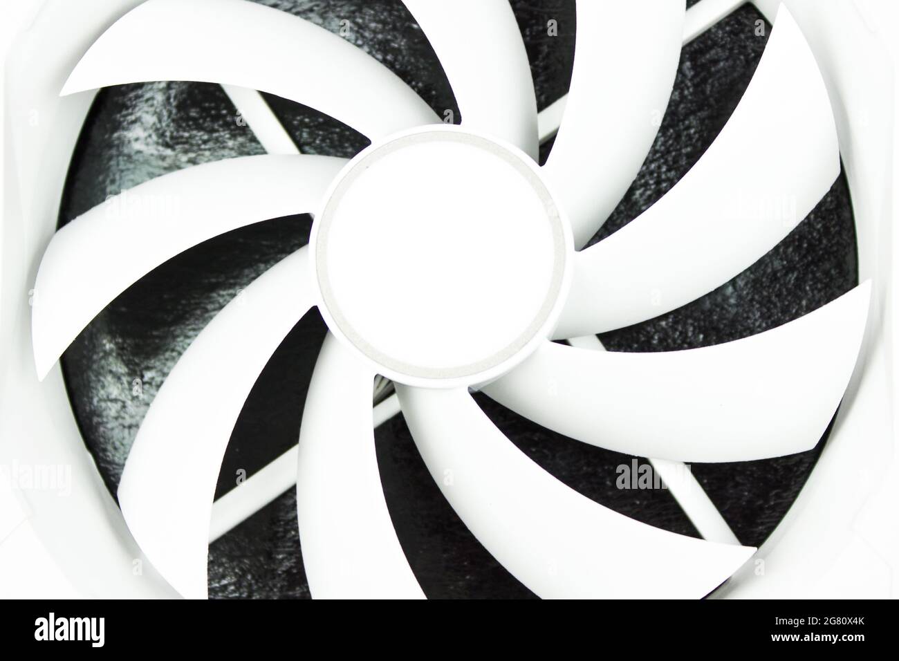 White Computer Fan For Pc Case. Plastic fan for desktop computer ...
