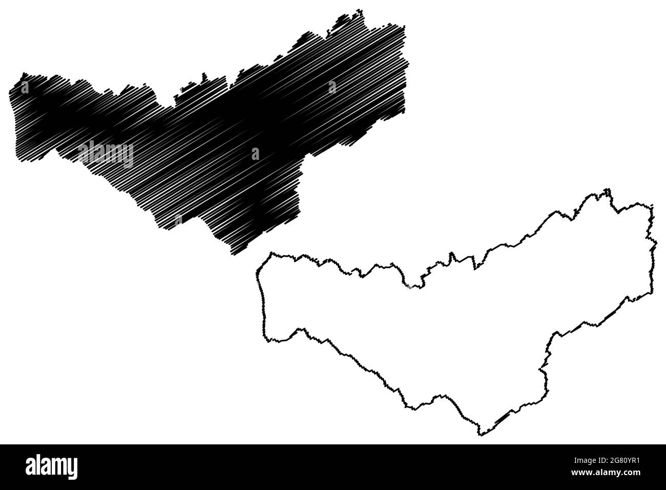Merzig Wadern district (Federal Republic of Germany, State of Saarland ...